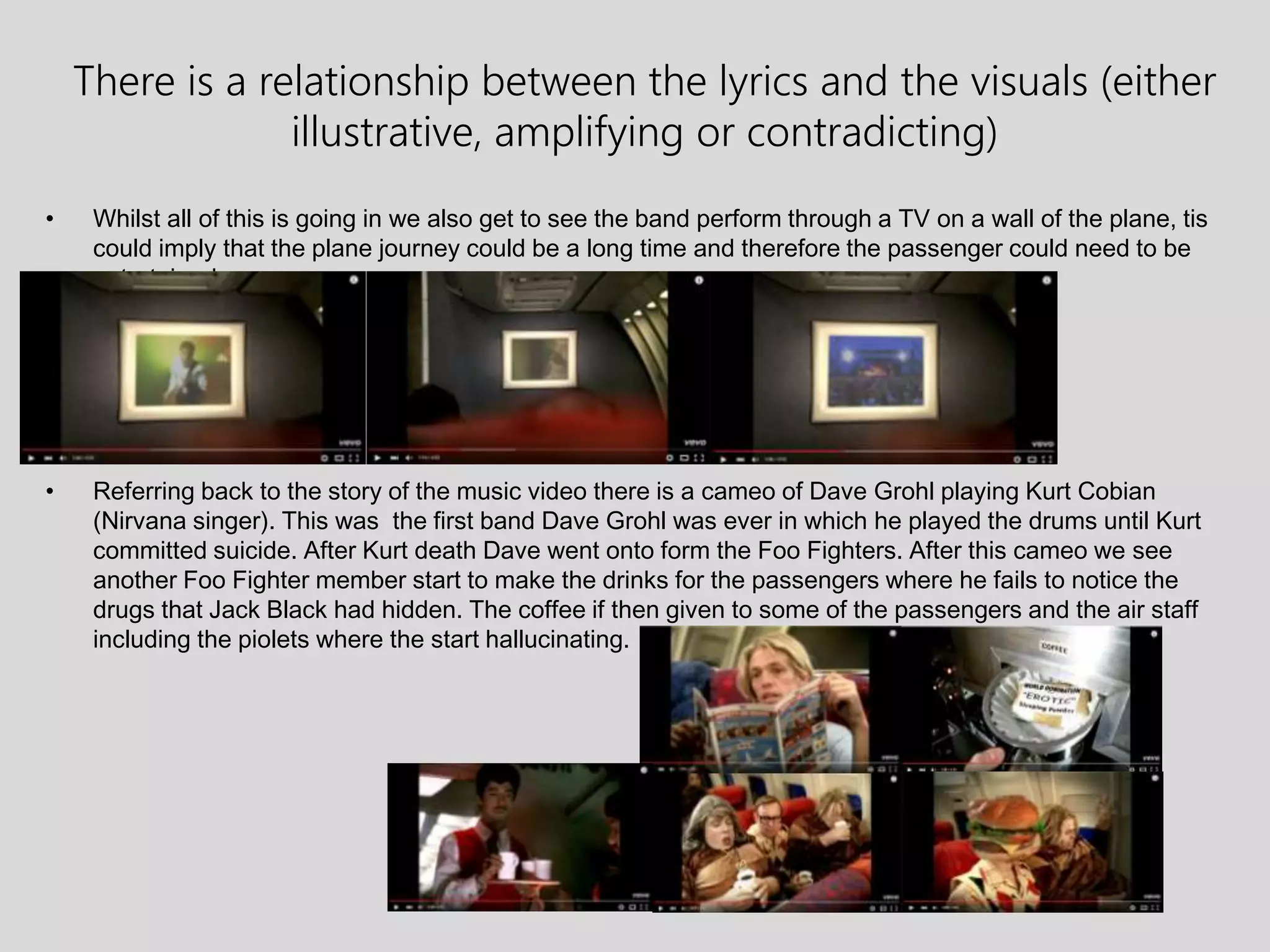 Foo Fighters Learn to Fly Music Video Analysis | PPTX