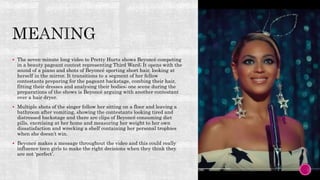 Pretty Hurts Music video analysis 2 | PPTX