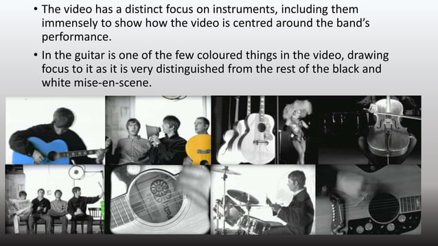 Music video analysis oasis | PPTX | Music | Entertainment