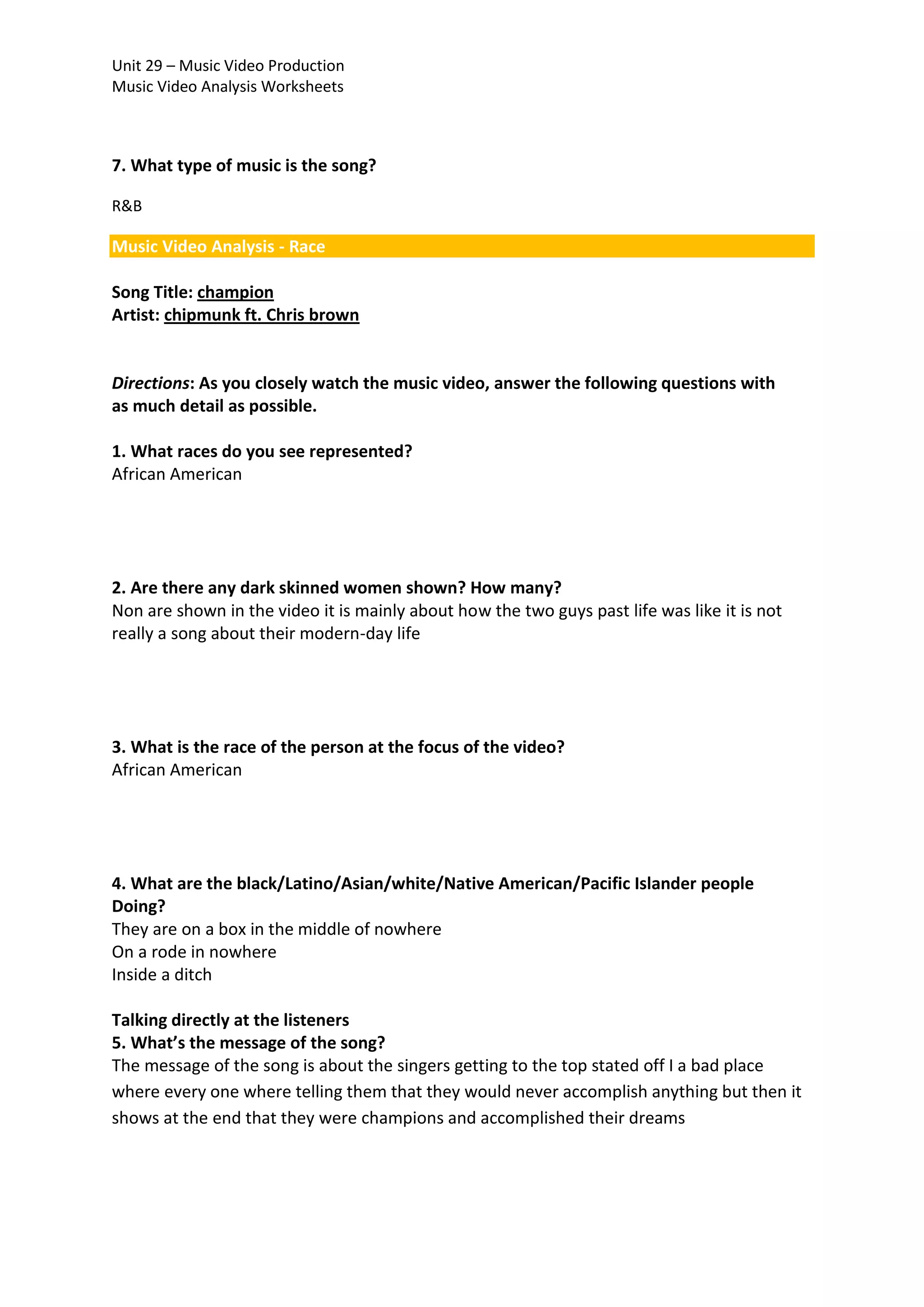 Music video analysis_worksheets_ms_word_version | PDF