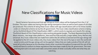 Music video and content classification | PPT