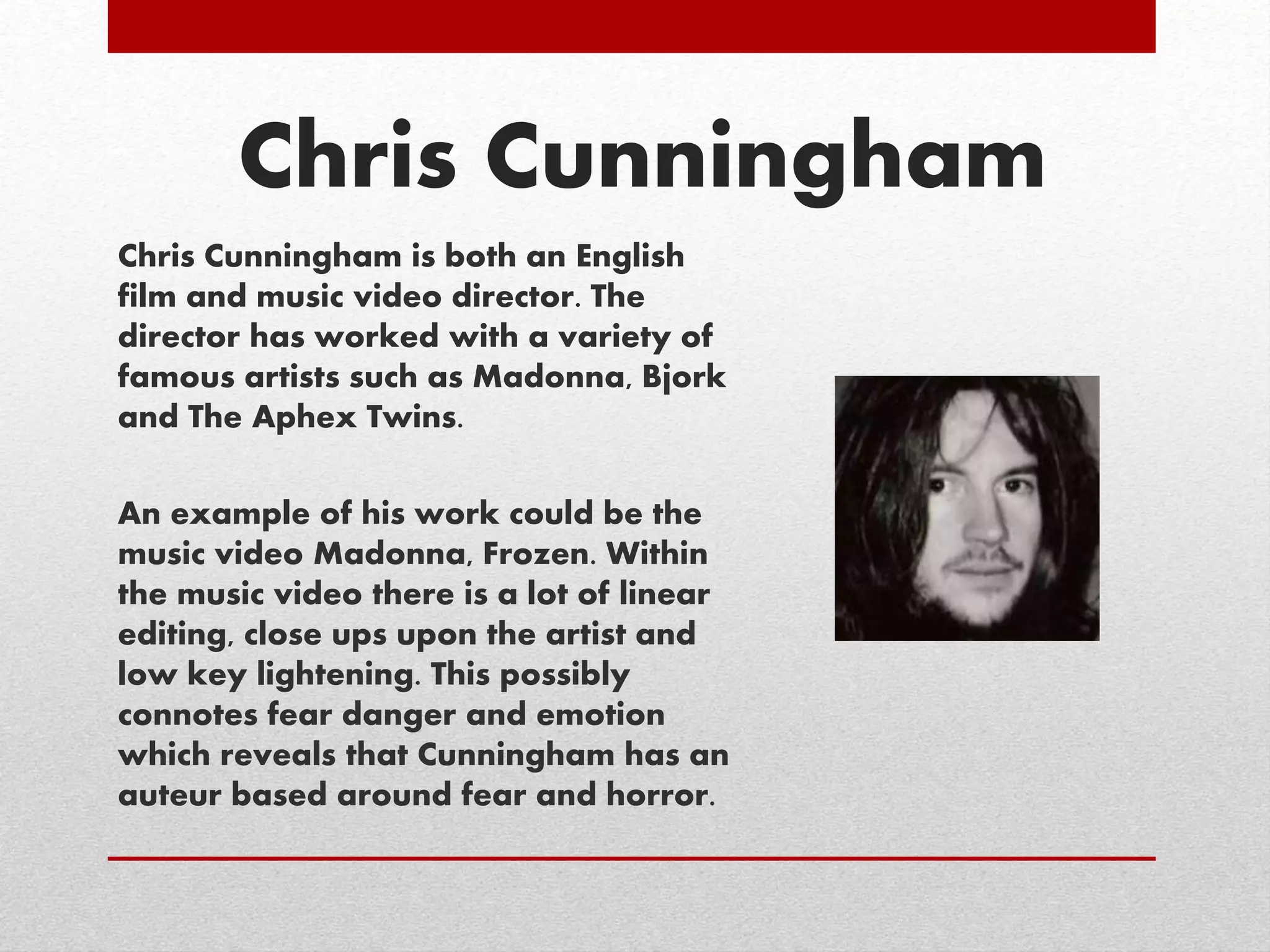 Music video auteurs | PPTX