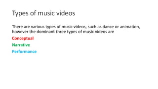 Music video basics | PPTX