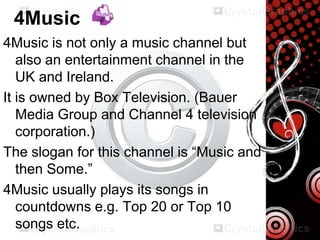 Music video channels | PPTX