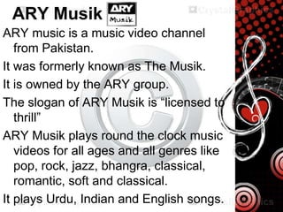 Music video channels | PPTX