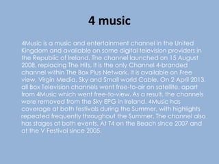 Music video channels | PPT