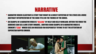 Music video codes and conventions | PPT