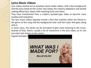 Music video codes & conventions.pptx