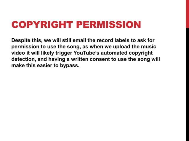 Music video copyright | PPT