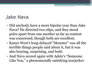 Music video directors | PPTX