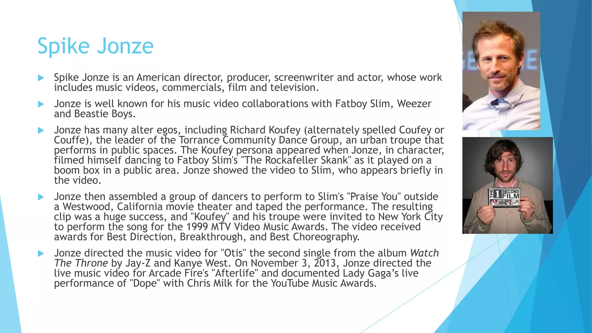 Music video directors | PPTX