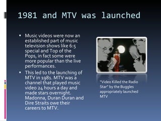 Music video history | PPT
