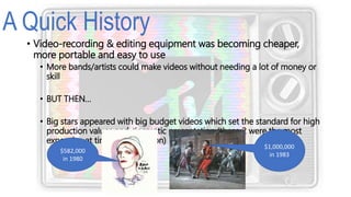 Music video history | PPTX