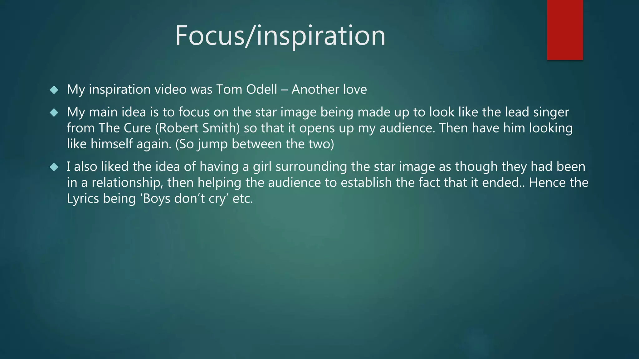 Initial video ideas | PPTX