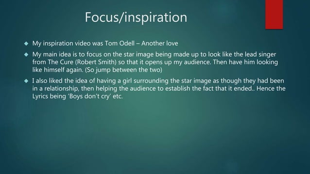 Initial video ideas | PPTX