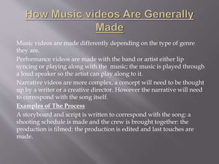 Music video industry | PPT