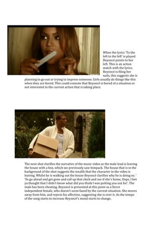 Music video narrative analysis | DOCX | Music Video | Genres