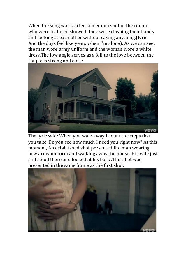 Music video narrative analysis