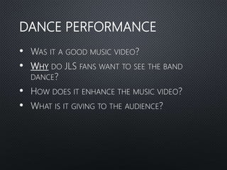 Music video performance | PPT
