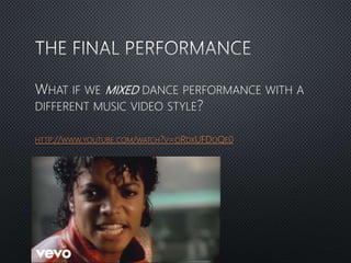 Music video performance | PPT