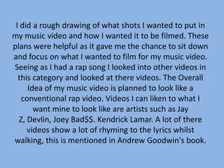 Music video planning | PPT