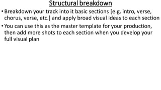 Music video planning | PPT