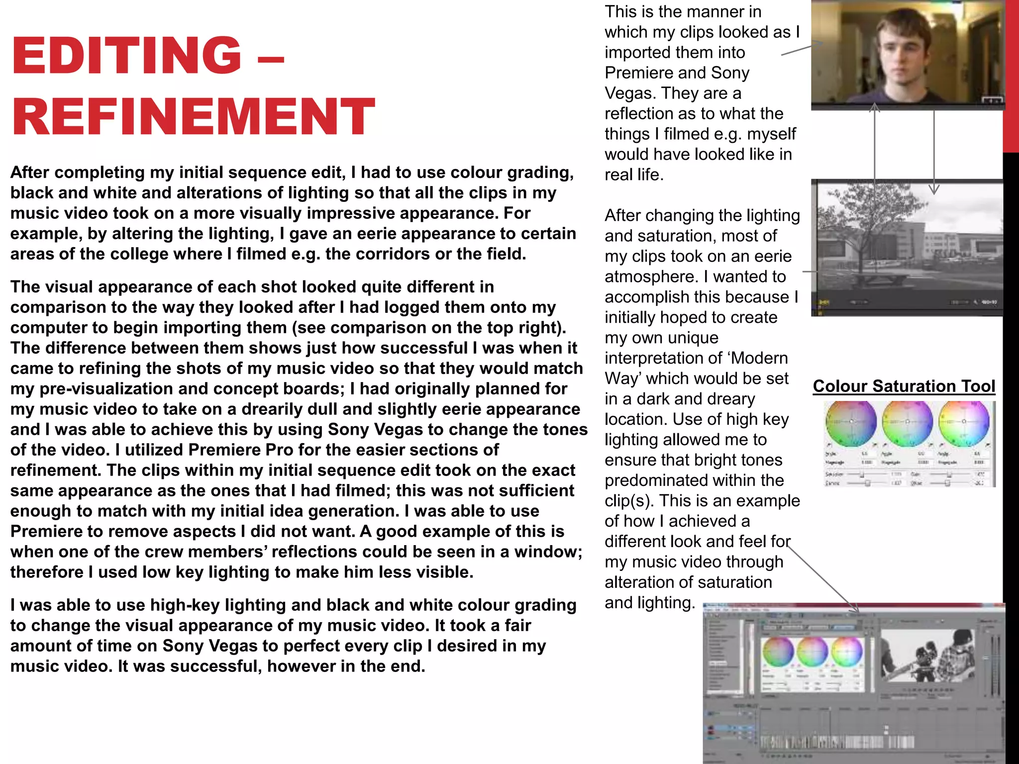 Music video production log template rh | PPT