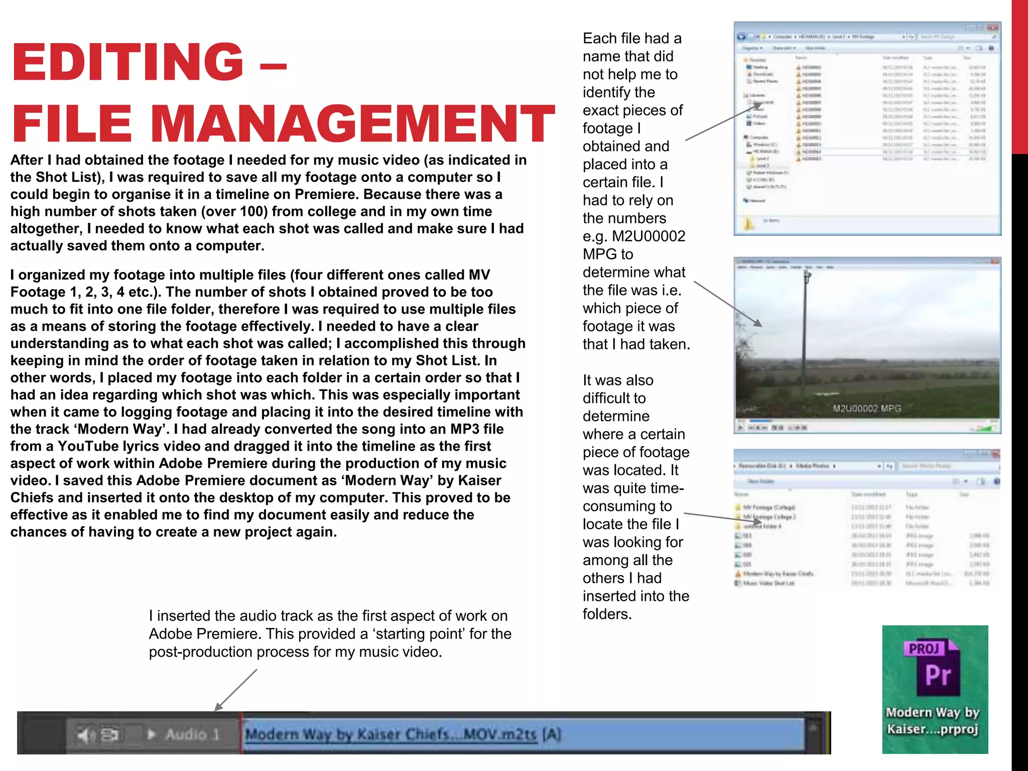 Music video production log template rh | PPT