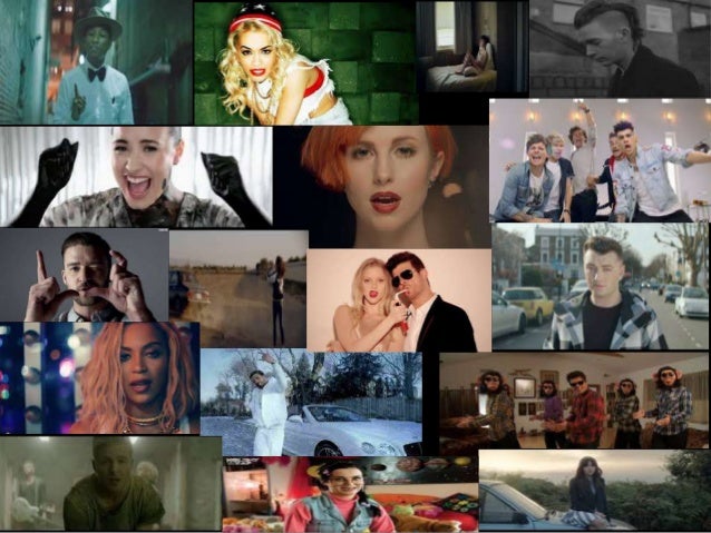 Music video production mood board