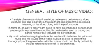 Music video proposal powerpoint | PDF
