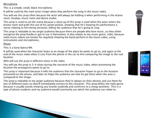 Music Video Props | PPT