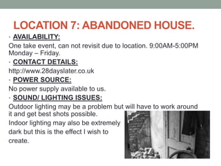 Recce Form | PPTX | Video Production | Content Production