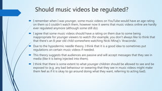 Music video regulation | PPT