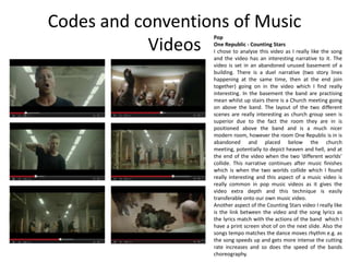 Music video research | PPT