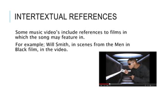 Music video’s demonstrate genre characteristics’ | PPTX