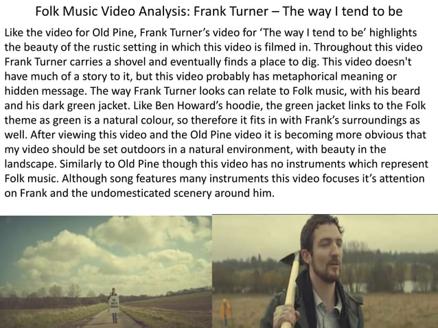 Music videos folk | PPT