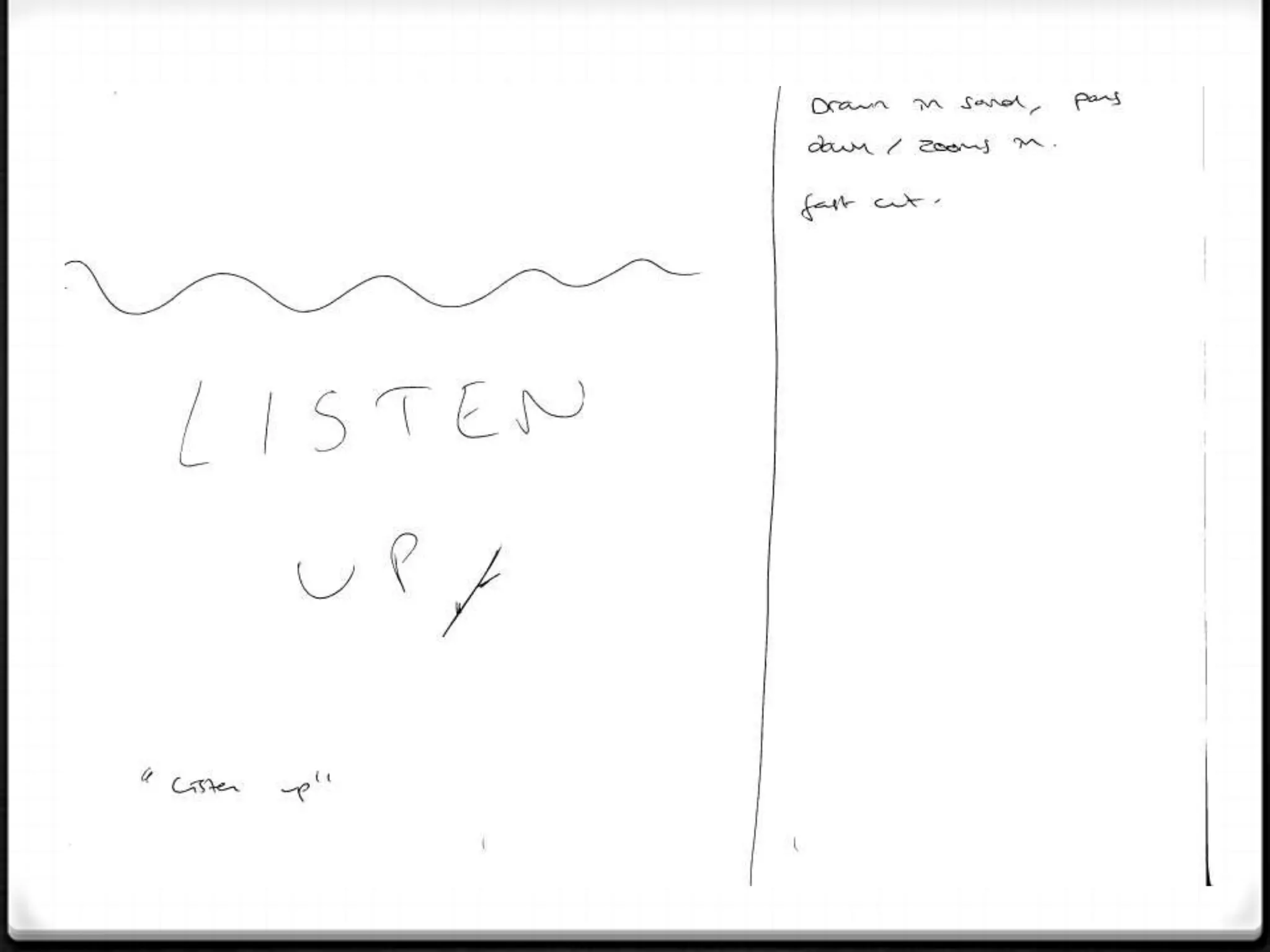 Music video shot plan storyboard | PPTX