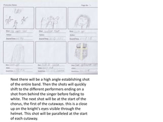 Music video storyboard | PPTX