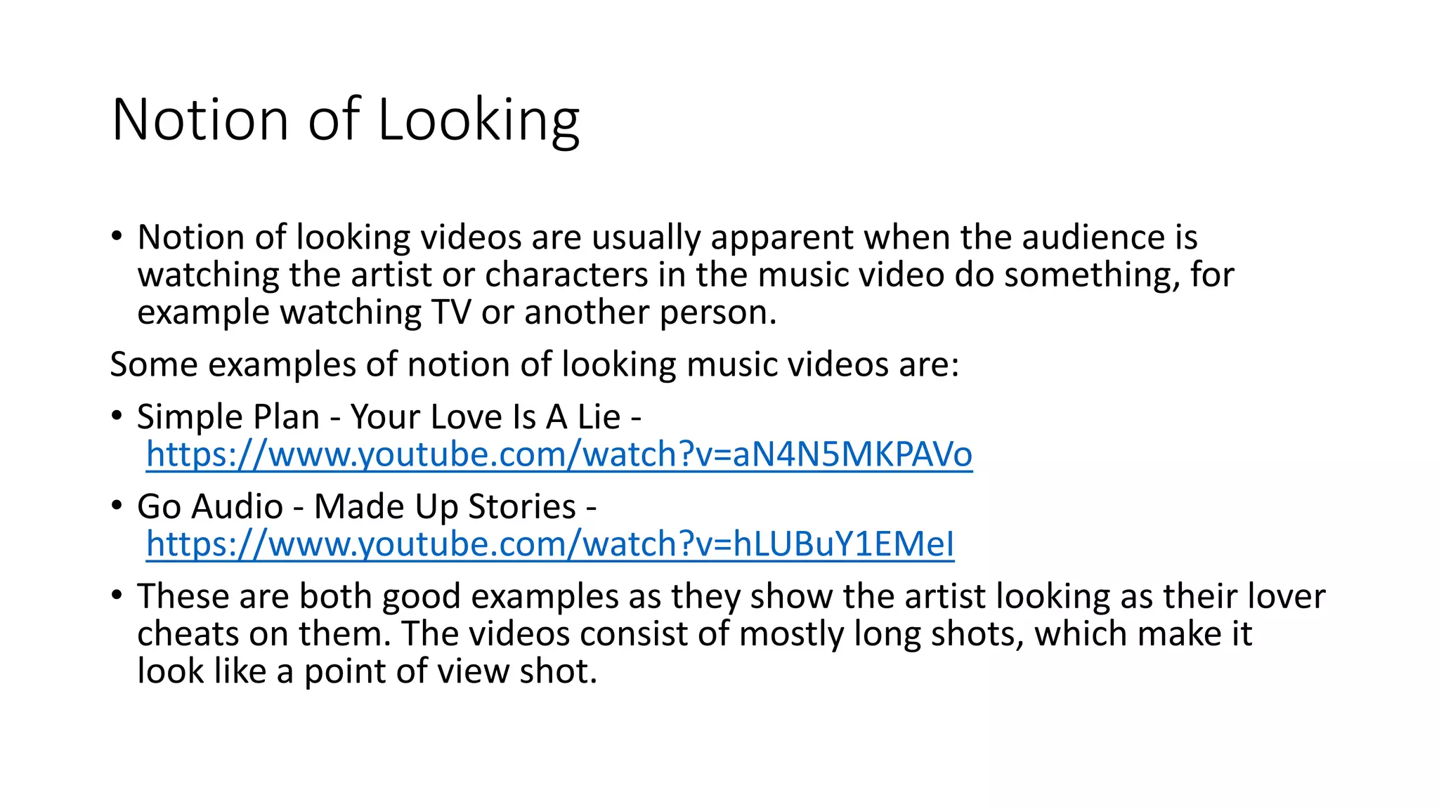 Music video styles | PPTX