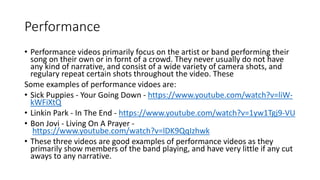 Music video styles | PPTX