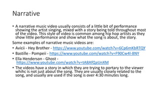 Music video styles | PPTX