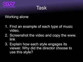Music video - styles | PPT