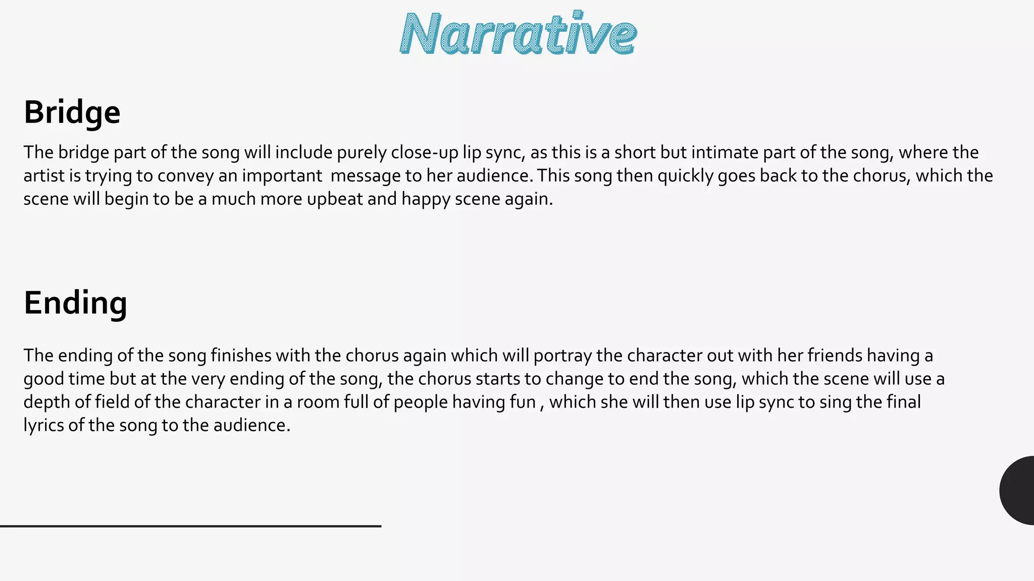 Music video synopsis | PPT