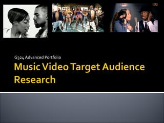 Target Audience Research for Music Video | PPT
