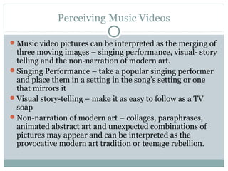 Music Video Theories | PPT | Hip Hop Music | Music