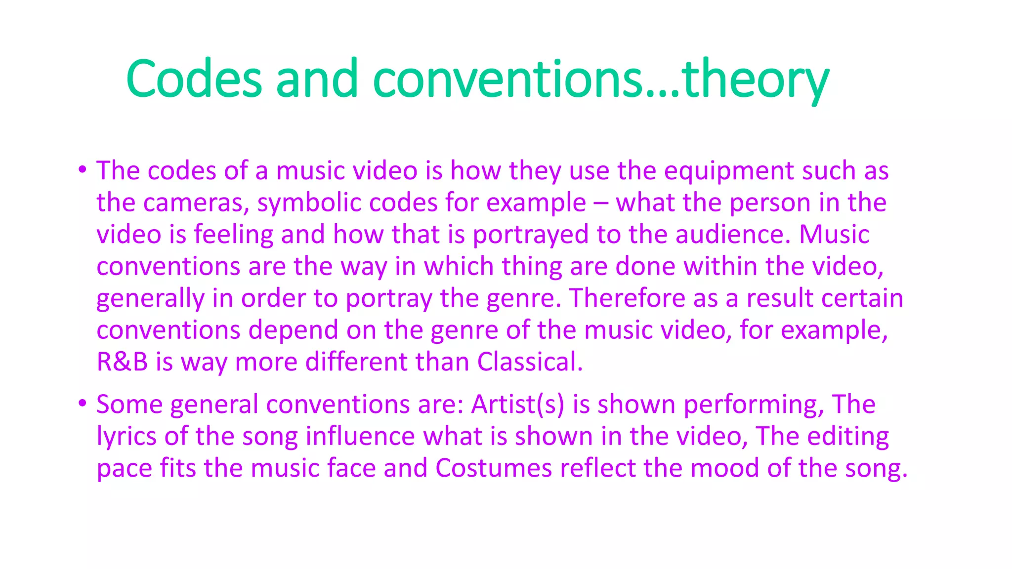 Music video theory | PPT
