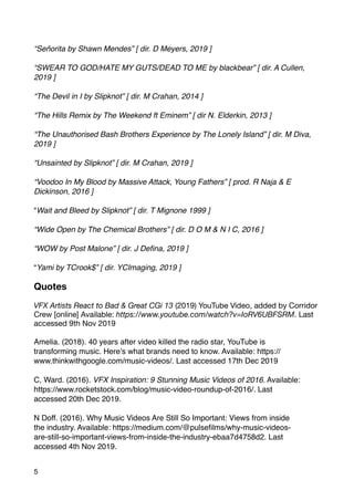 Music video thesis | PDF | Video Production | Content Production