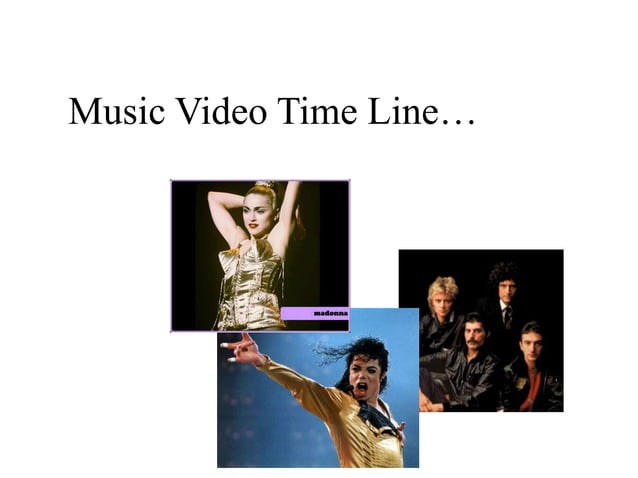 Music video timeline | PPT