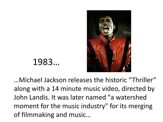 Music video timeline | PPT