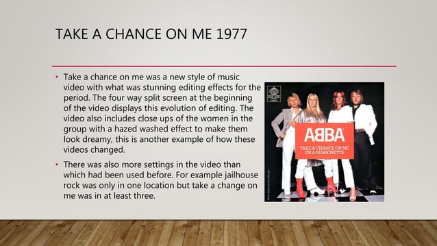 Music video timeline | PPT